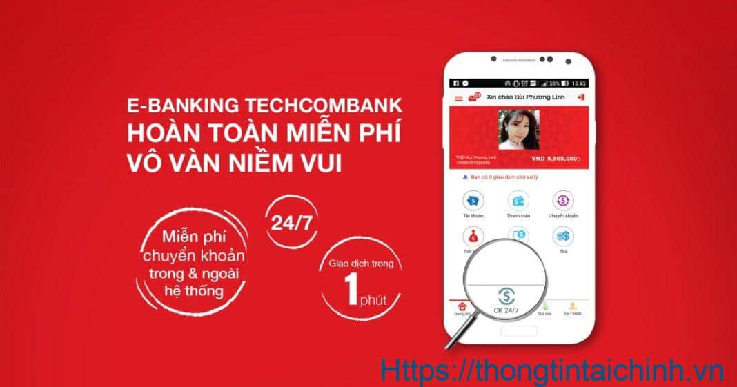 Cập nhật biểu phí dịch vụ ngân hàng Techcombank tháng 10/2025